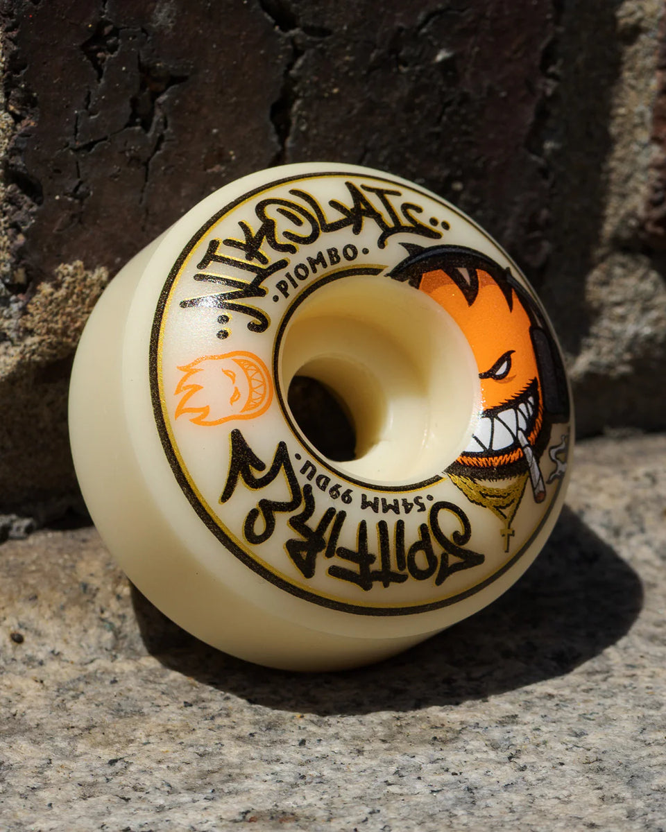 Spitfire Nikolai Piombo Pro Classic Formula Four 54mm/99D Skateboard W ...