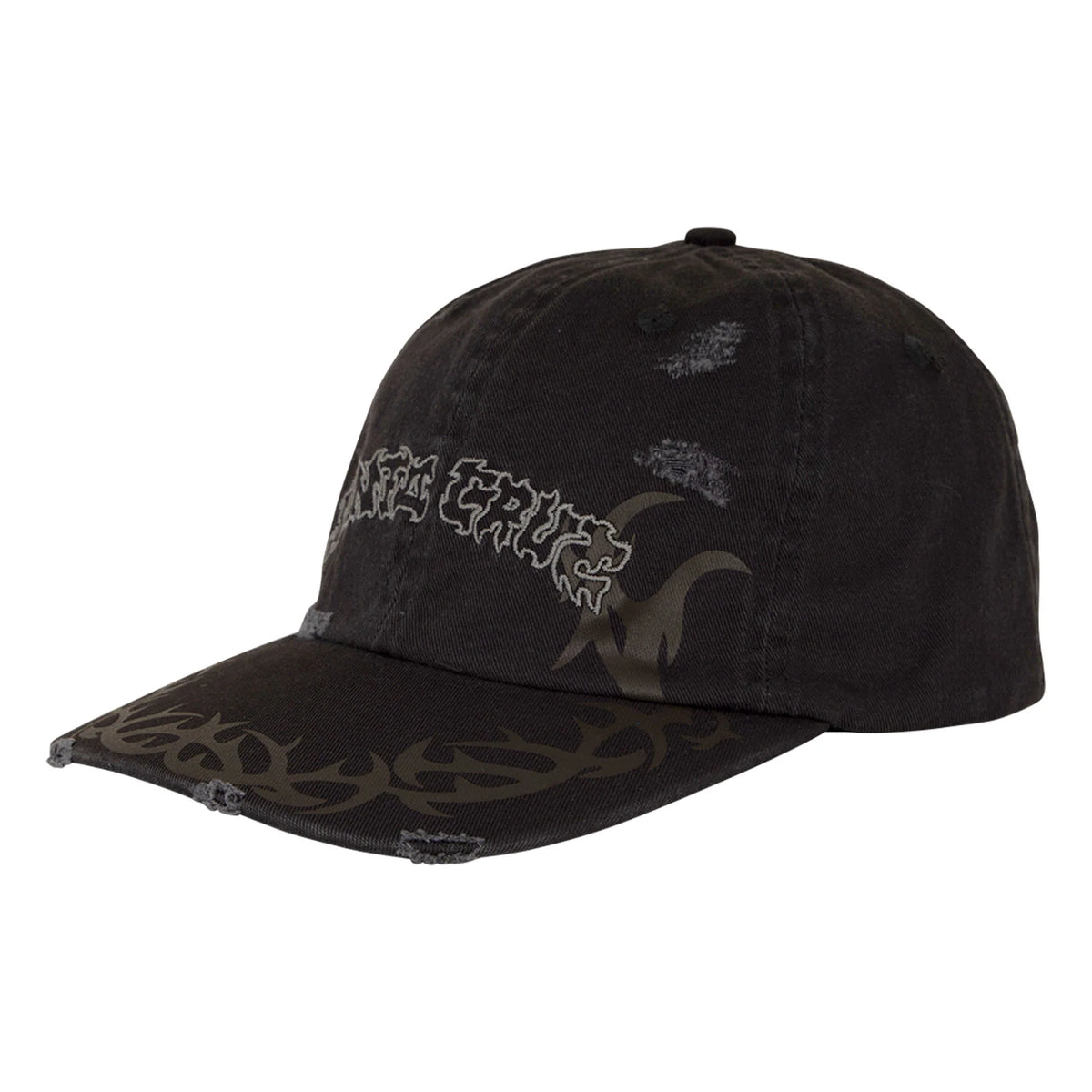 Santa Cruz Razor Arch Strip Snapback Unstructured OS Shadow Hat ...