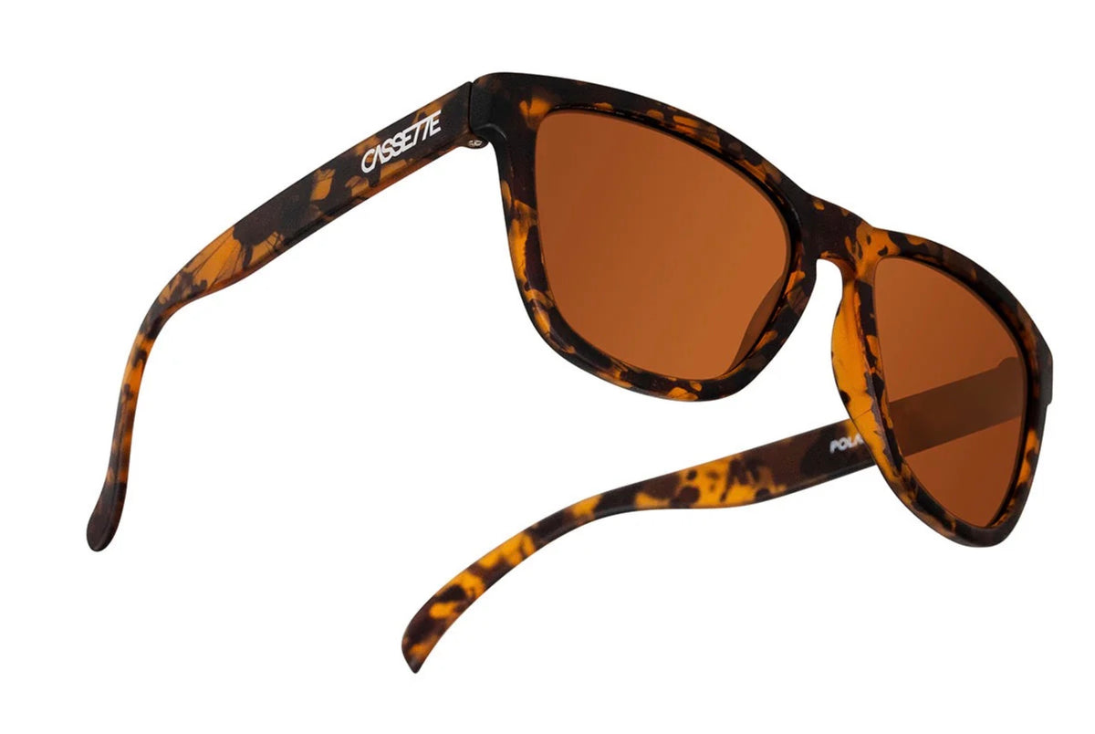Cassette Optics Easy Livin' Splatter Tortoise/Polarized Brown Lens ...