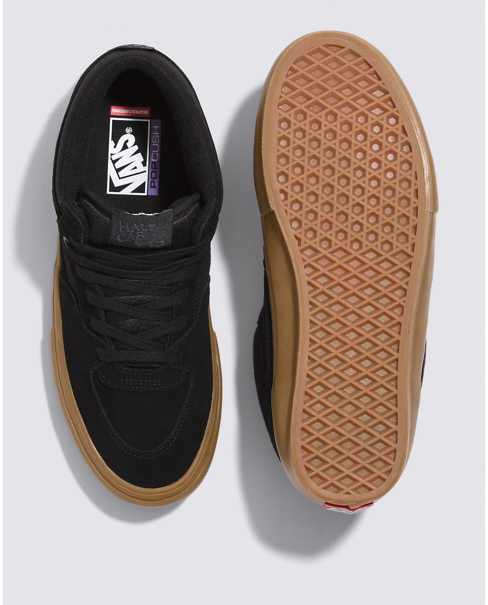 VANS Skate Half Cab BLACK/GUM – Crooks Skateshop